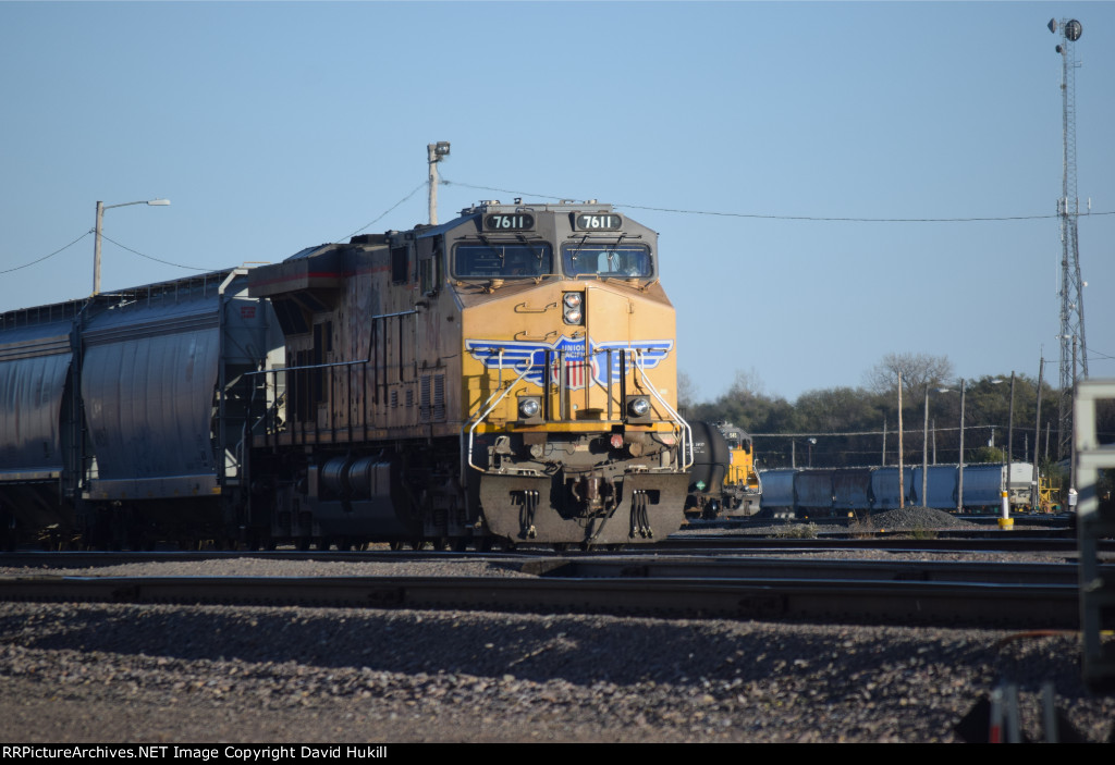 UP Engine 7611, Des Moines IA